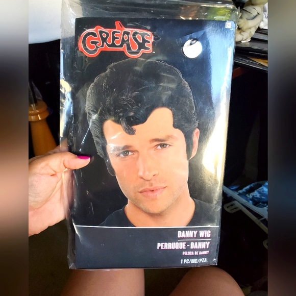 Other | Danny Zuko Wig Grease Costume Movie Licensed 5s Greaser Hair ...